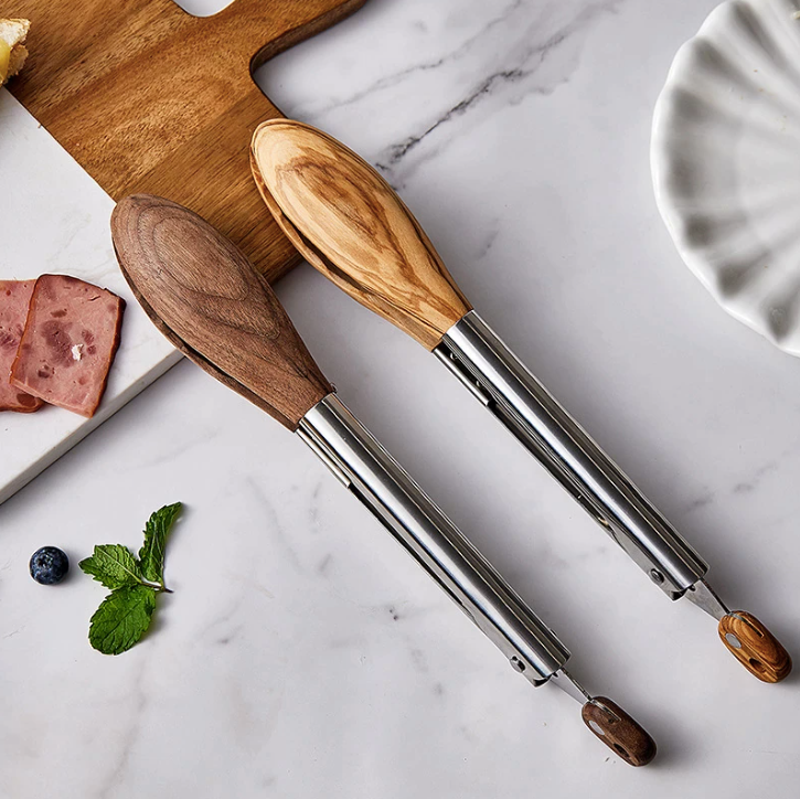 Non-Stick Wood Cooking Tong – Cassidy Station