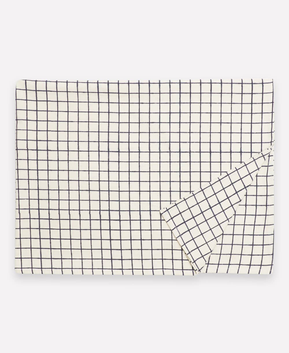 Block Print Grid Tablecloth – Cassidy Station