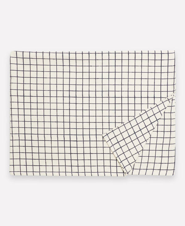 Block Print Grid Tablecloth – Cassidy Station