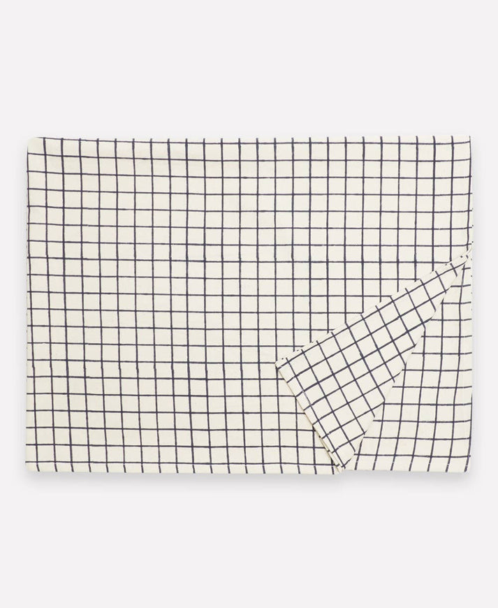 Block Print Grid Tablecloth – Cassidy Station