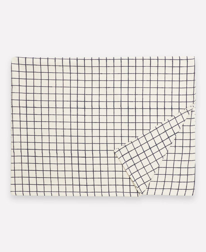 Block Print Grid Tablecloth – Cassidy Station