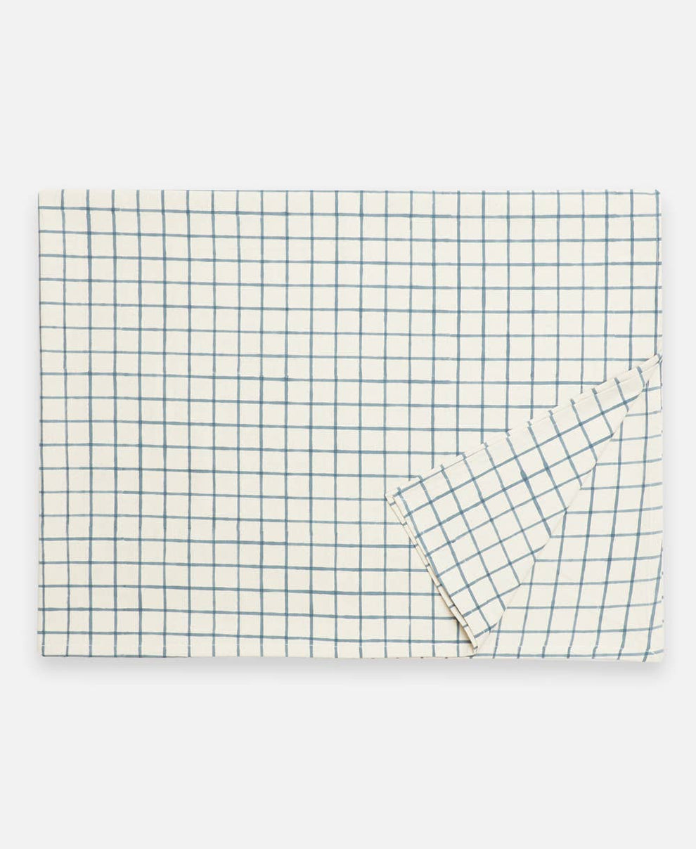 Block Print Grid Tablecloth – Cassidy Station
